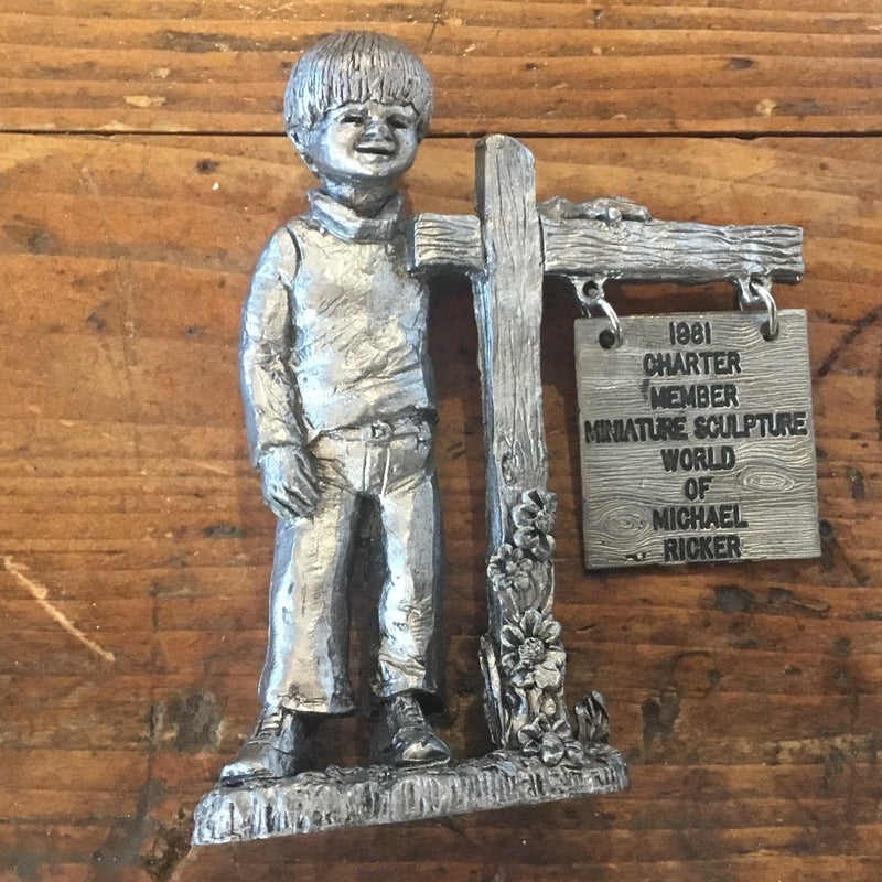 Michael Ricker Pewter Figurines - Found